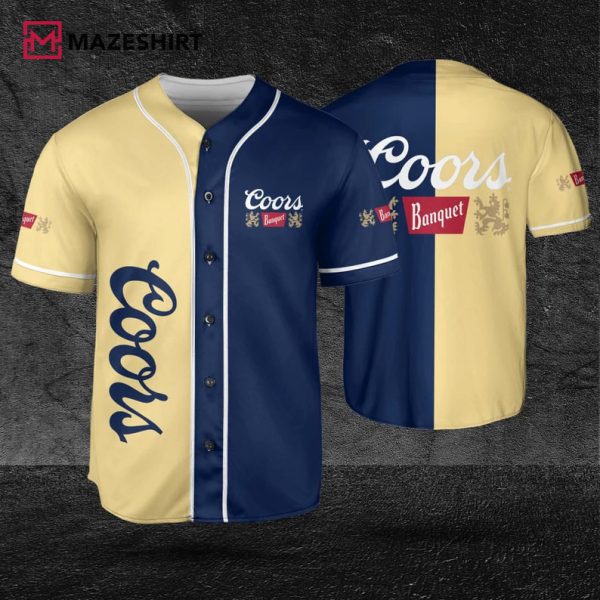 Coors Banquet Beer Lovers Baseball Jersey
