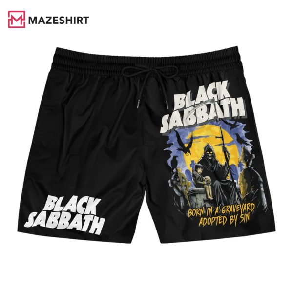 Black Sabbath Heavy Metal Swimtrunks