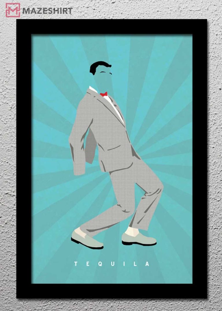 Paul Reubens Pee Wee Herman Tequila Poster