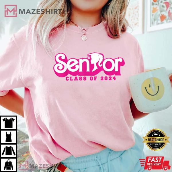 Senior Graduation Barbie Class Of 2024 T-Shirt