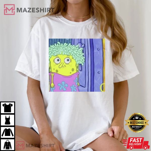 Spongebob Wife Shower Meme T-Shirt