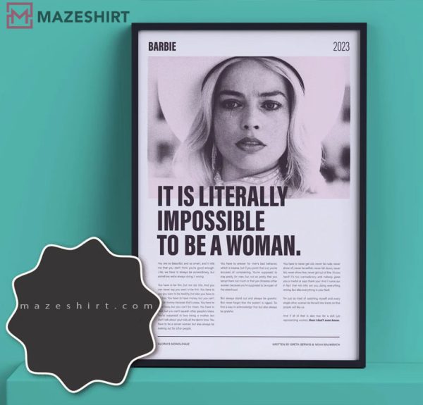 Barbie Gloria's Monologue Poster