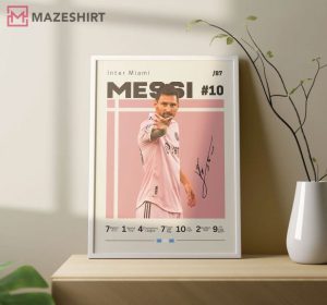 Lionel Messi Inter Miami Signature Poster