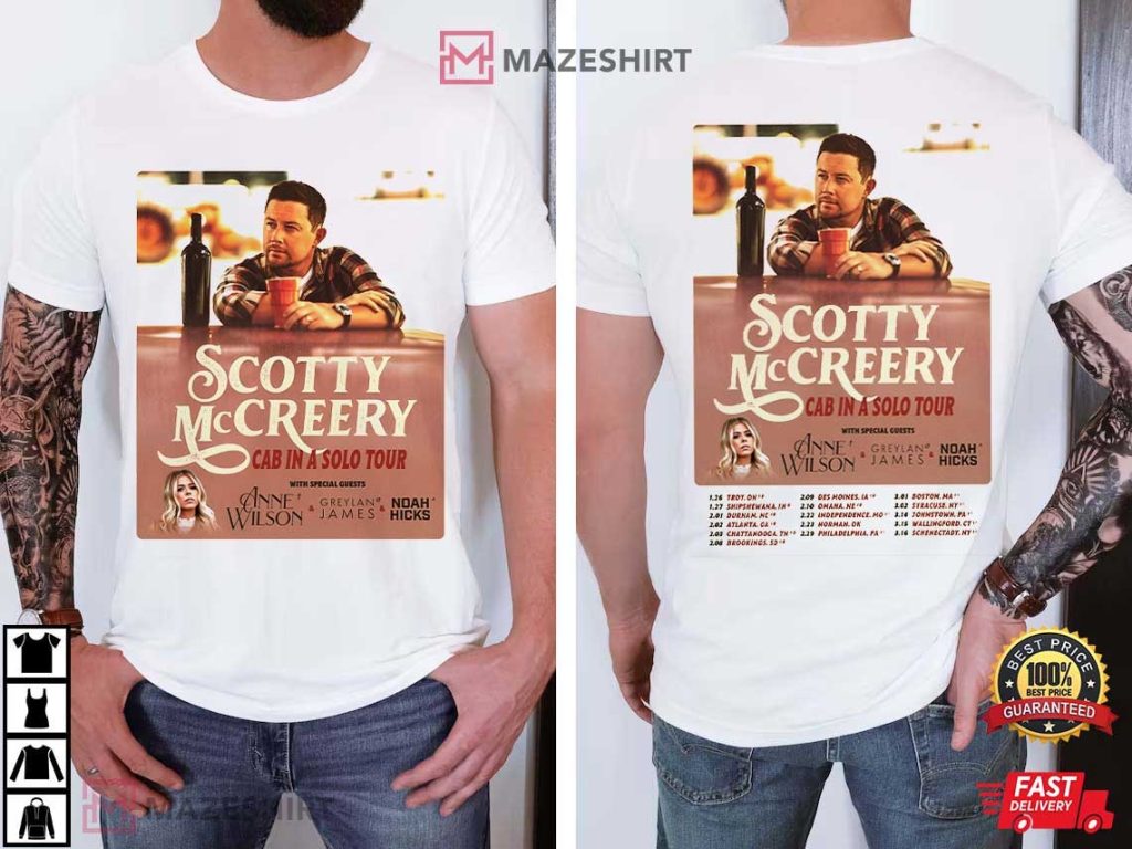 Scotty McCreery The Cab In A Solo Tour T-Shirt
