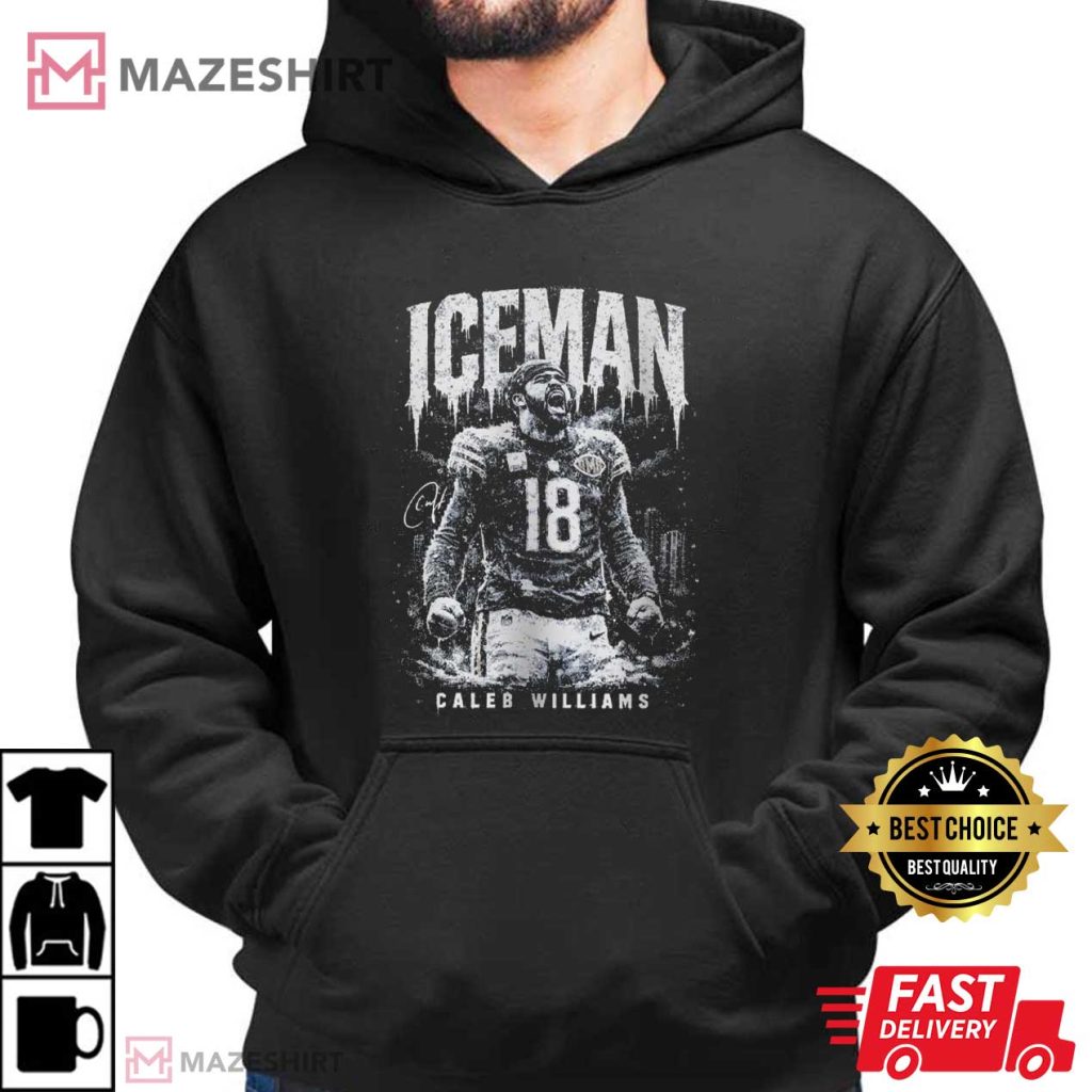 Caleb Williams Ice Man Game Day Football Graphic T-Shirt
